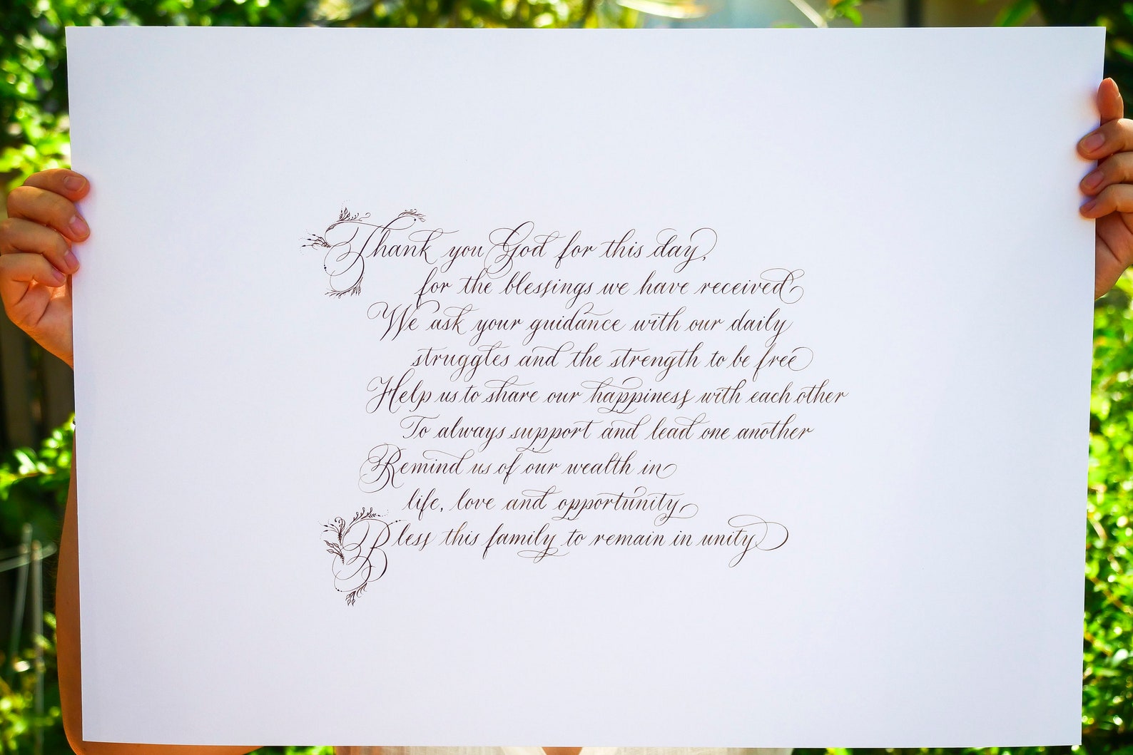 Handwritten Traditional Copperplate Calligraphy Wedding | Etsy