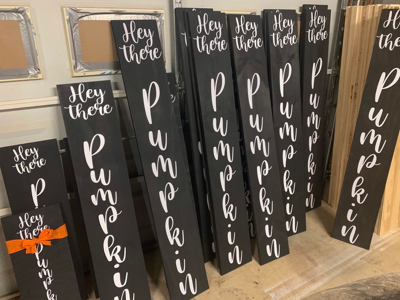 Tall Fall Welcome Sign Pumpkin Welcome Sign Fall Pumpkin | Etsy