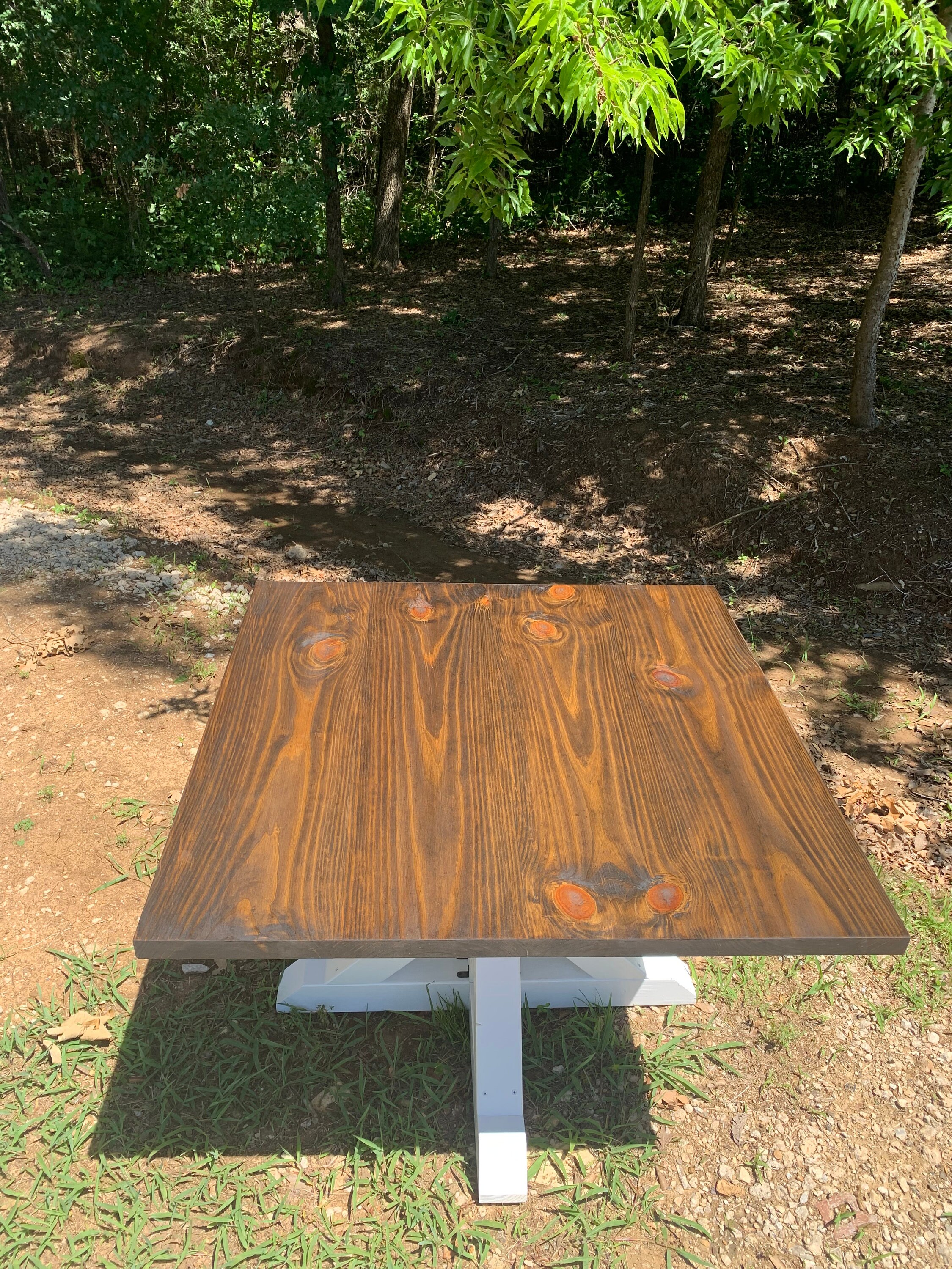 Farm House Table Dining Table Square Farm Table Square - Etsy