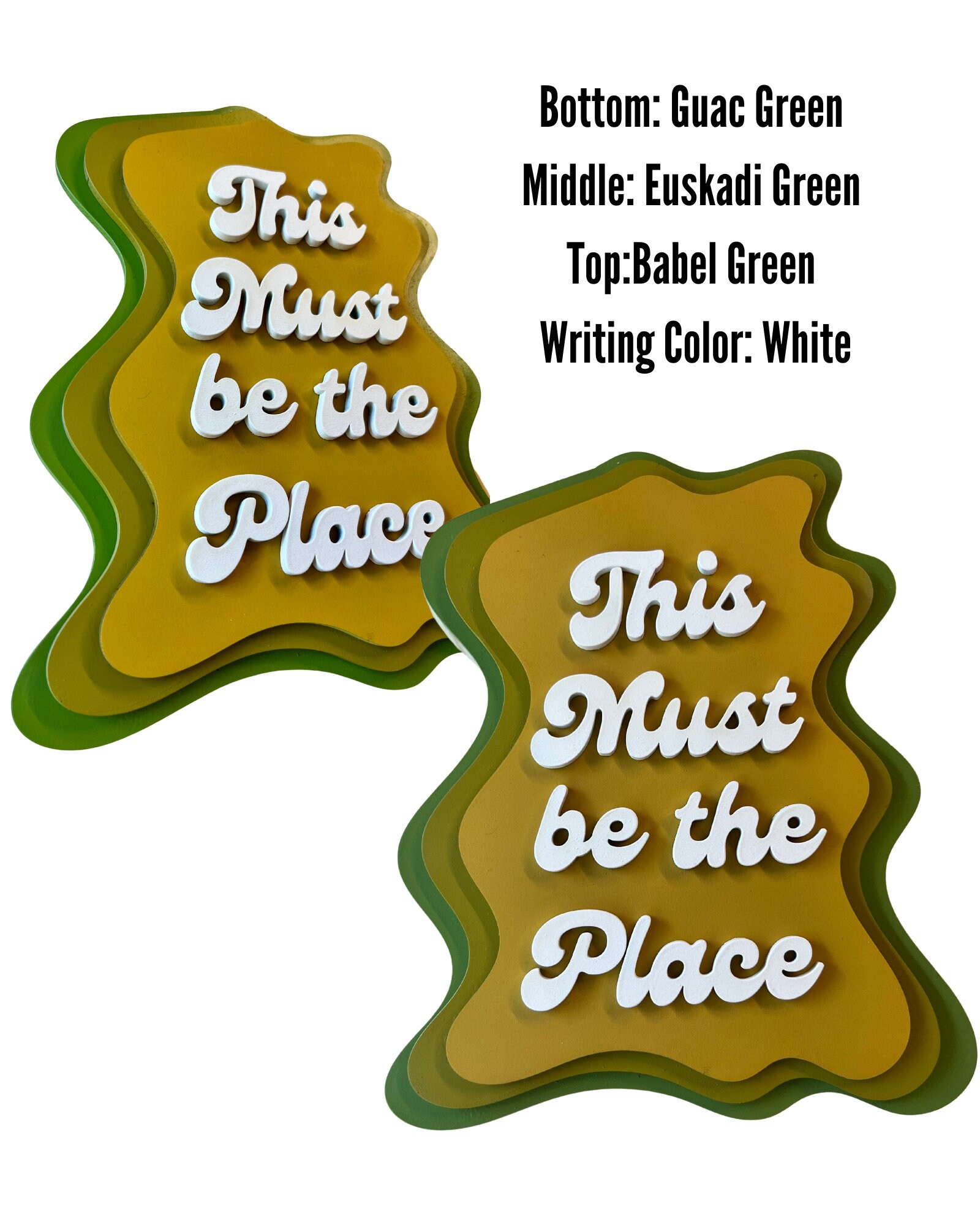 FULLY CUSTOMIZABLE Mid Century Modern Sign This Must Be the - Etsy