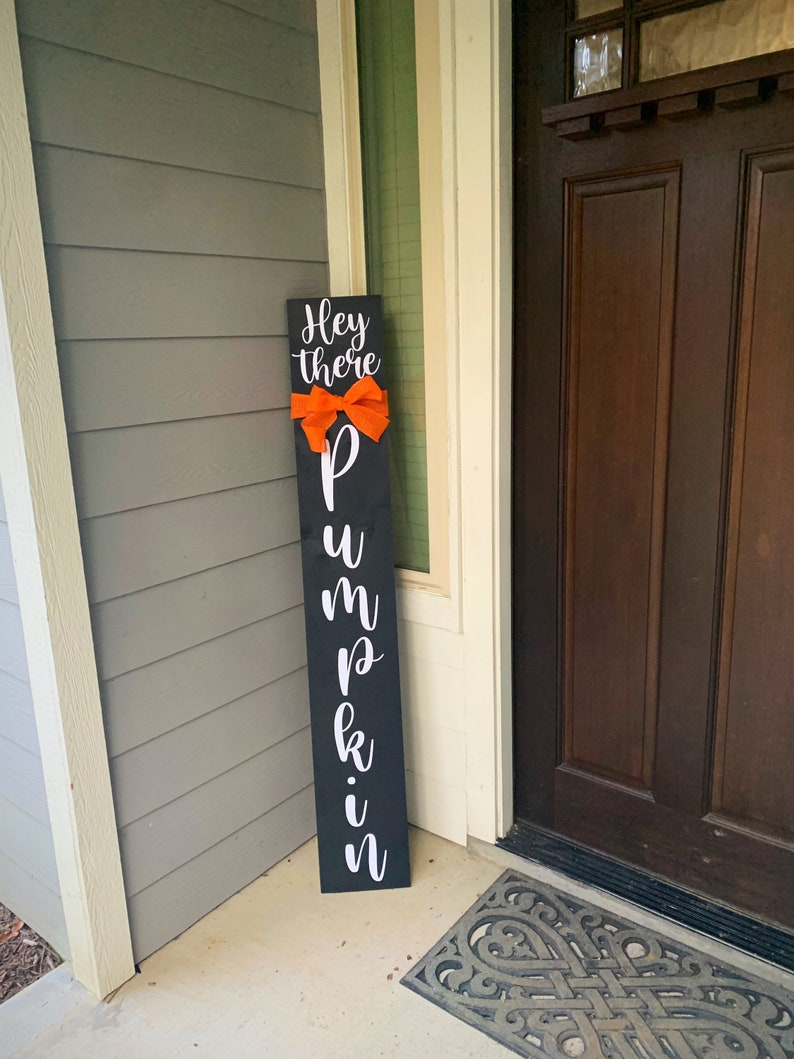 Tall Fall Welcome Sign Pumpkin Welcome Sign Fall Pumpkin | Etsy