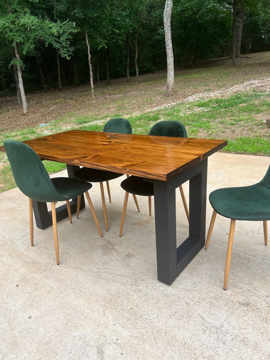 Dining Table Modern Dining Table Kitchen and Dining Farmhouse Kitchen ...
