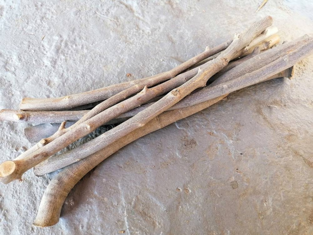 8 Olive Wood Branches, 38-42 Cm Long, Greek Olive Wood, Natural Craft ...