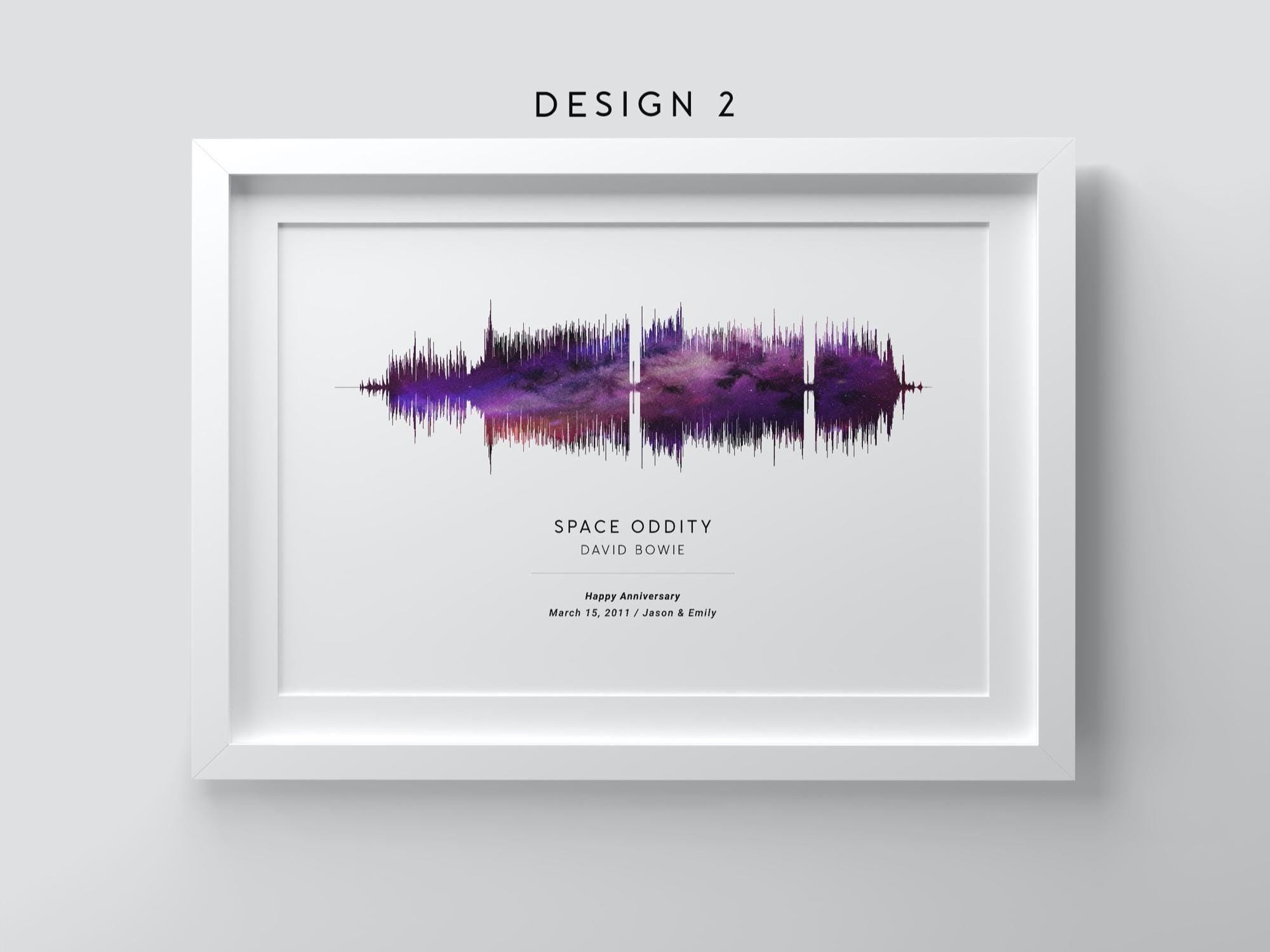 Custom Sound Wave Art,soundwave Art Print,music Wall Art,wedding Song ...