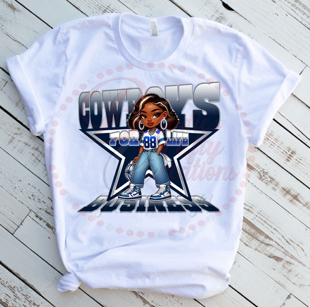 Cowboys for Life, Cowboys Standing on Business, Ladies Football - Etsy