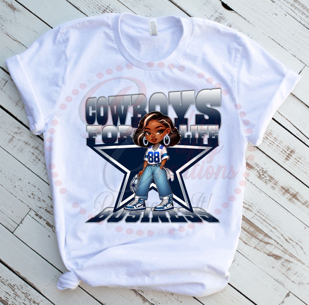 Cowboys for Life, Cowboys Standing on Business, Ladies Football - Etsy