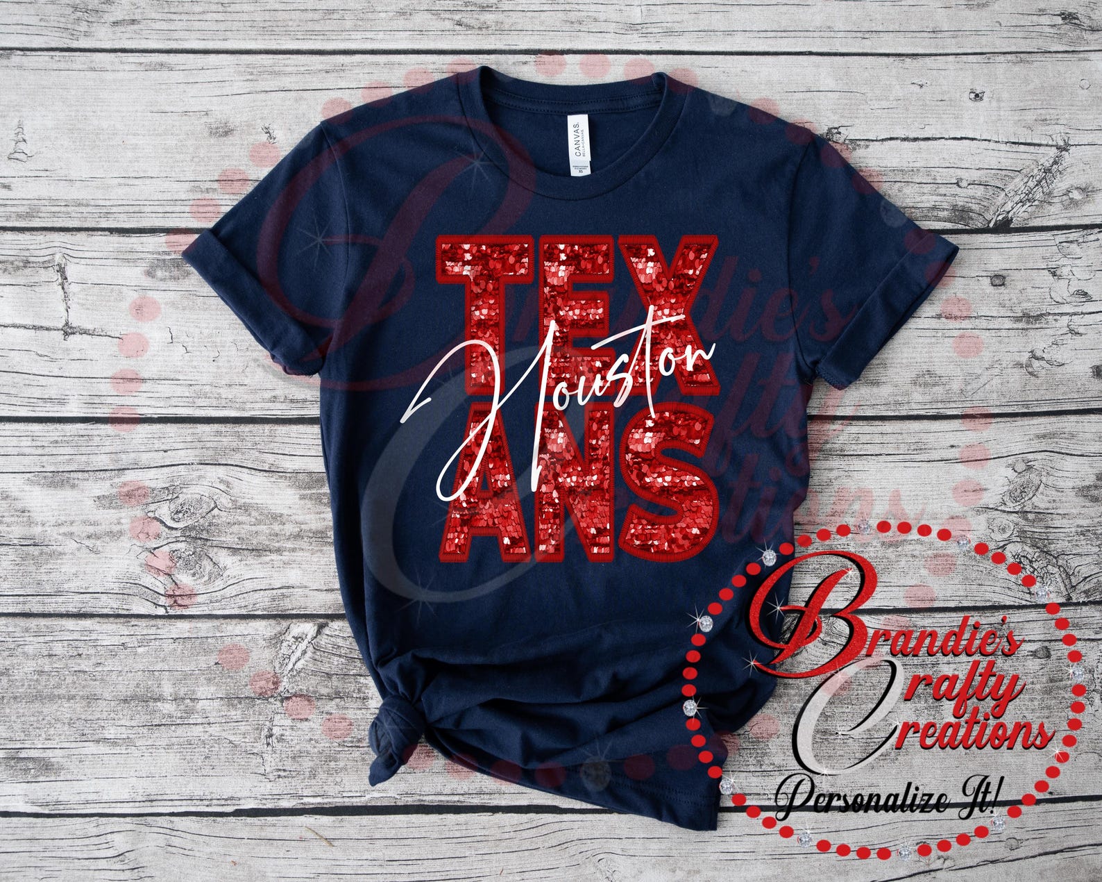 Houston Texans Sequin Letters - Etsy