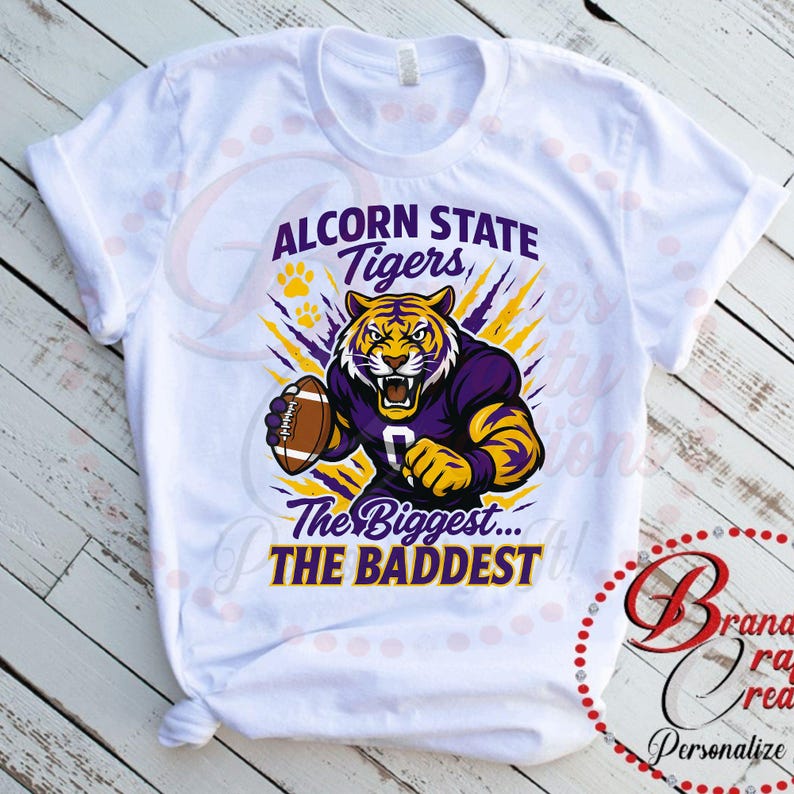 Alcorn State the Biggest the Baddest PNG - Etsy