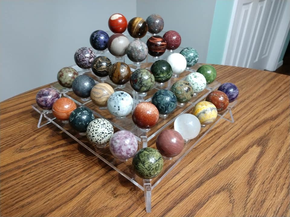 Acrylic Riser Display Corner Shelf - Perfect for Creating a Continuous ...