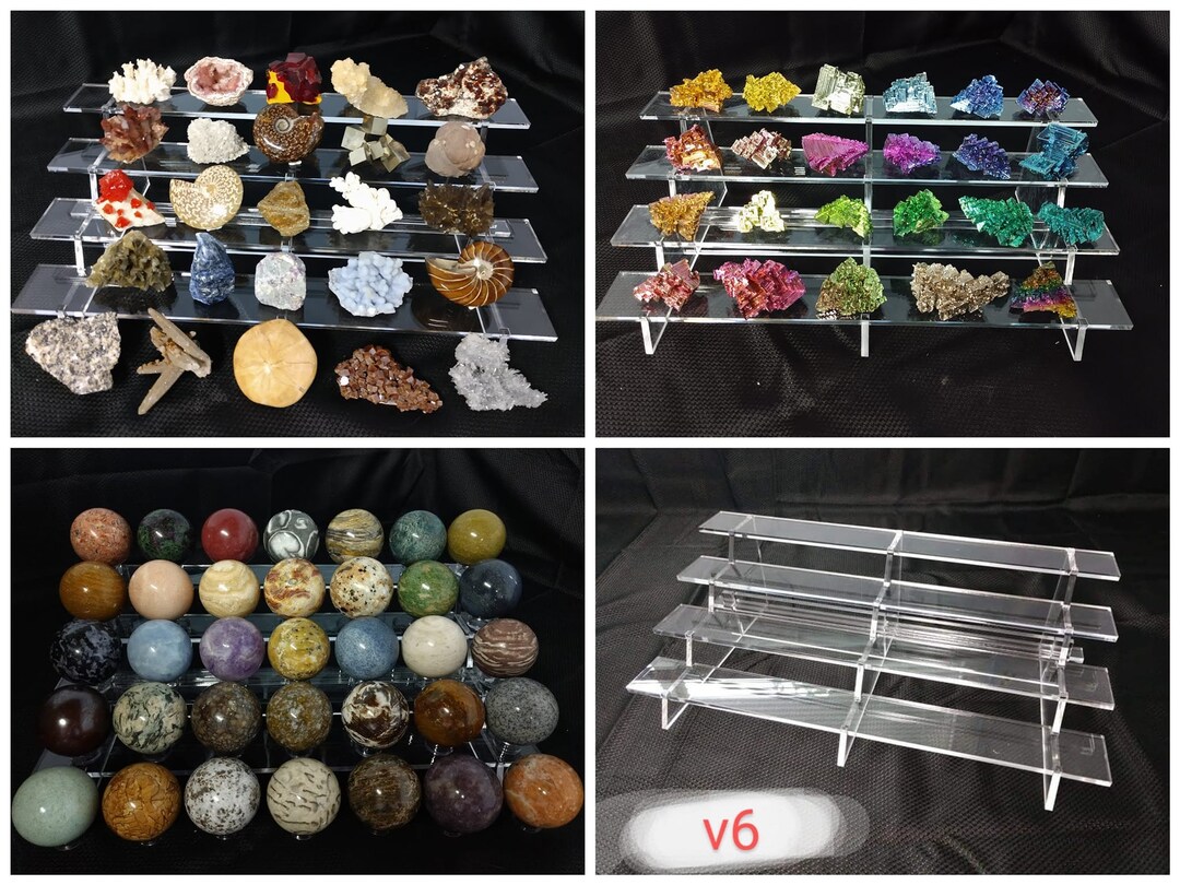 Acrylic Riser Display Shelf v6 Model Perfect for 30-60mm/1.18-2.36in ...