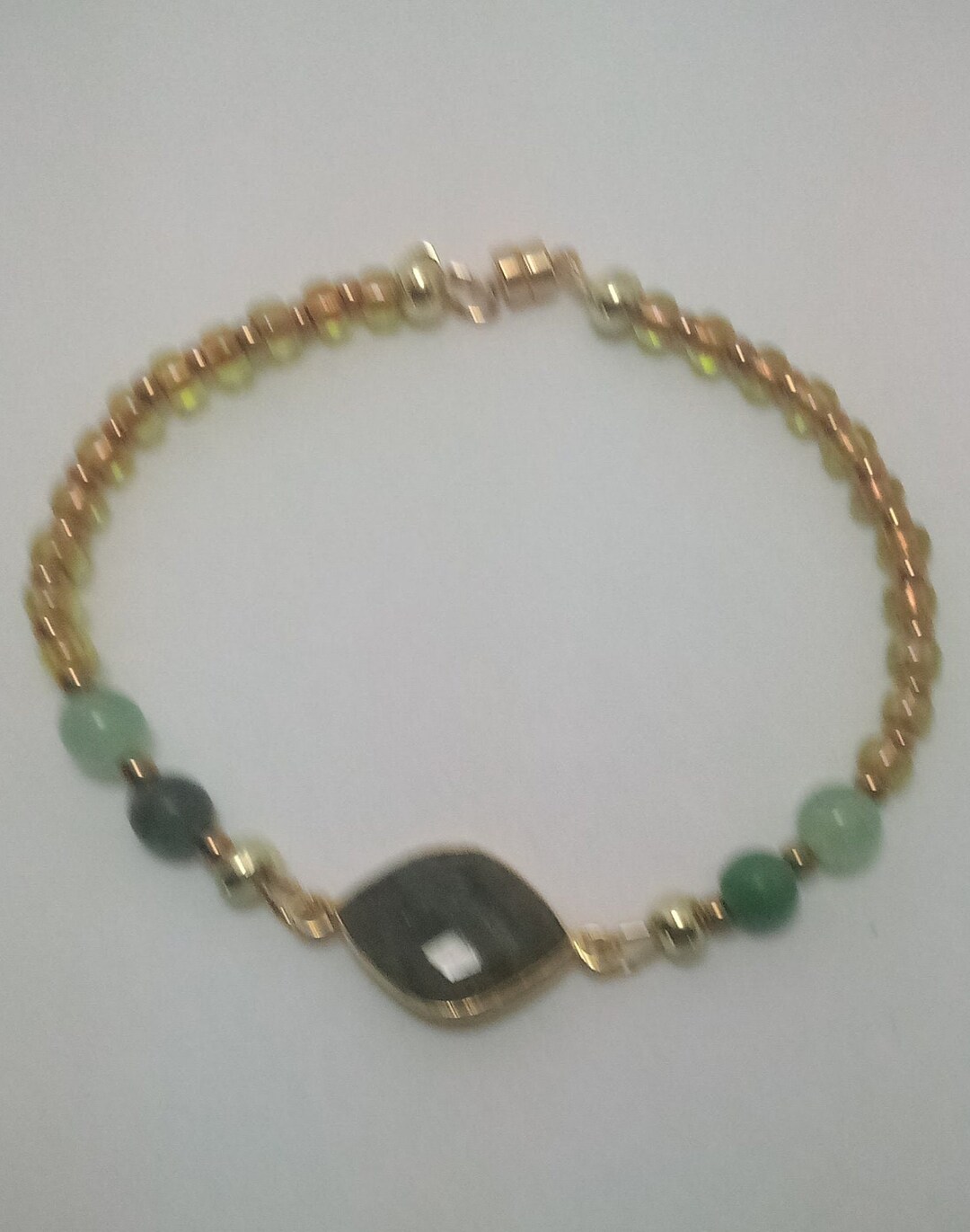 Transformation: Tet Hebrew Letter Bracelet Gemstones - Etsy
