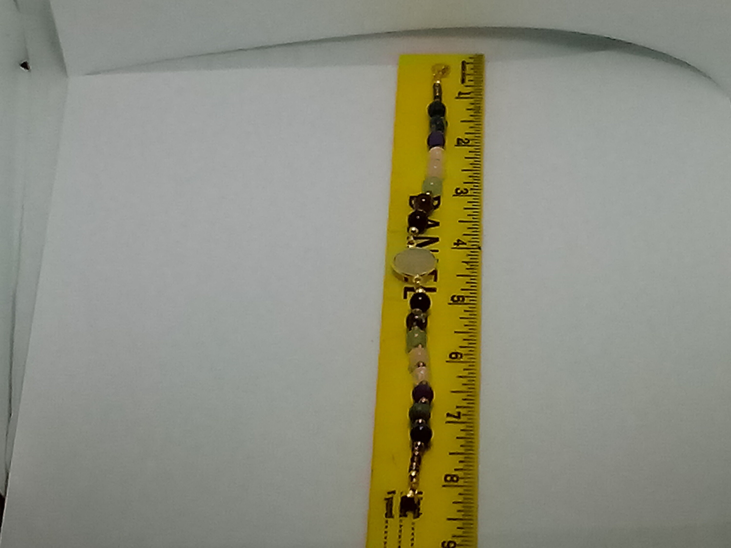 Hand of Love: Yod Hebrew Letter Bracelet Gemstones-black Onyx, Ruby ...