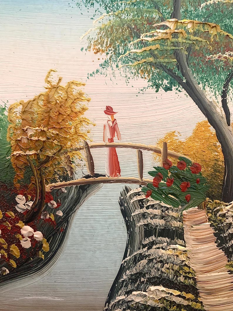 Vintage Landscape Oil Paintings | French Country Decor Ornate Gothic ...