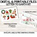 Digital Santa Letter Letter to Santa KIT for Christimas - Etsy