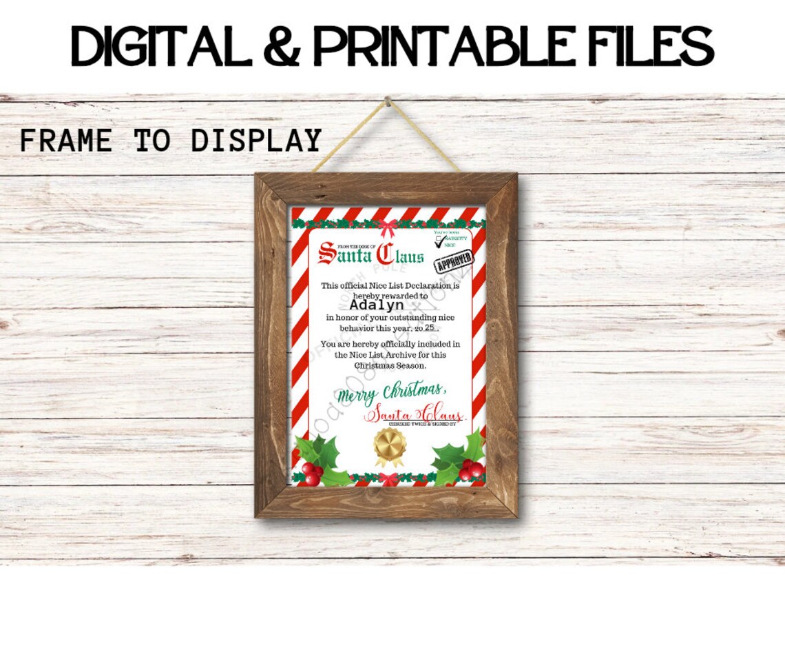 Digital Santa Letter Letter to Santa KIT for Christimas - Etsy