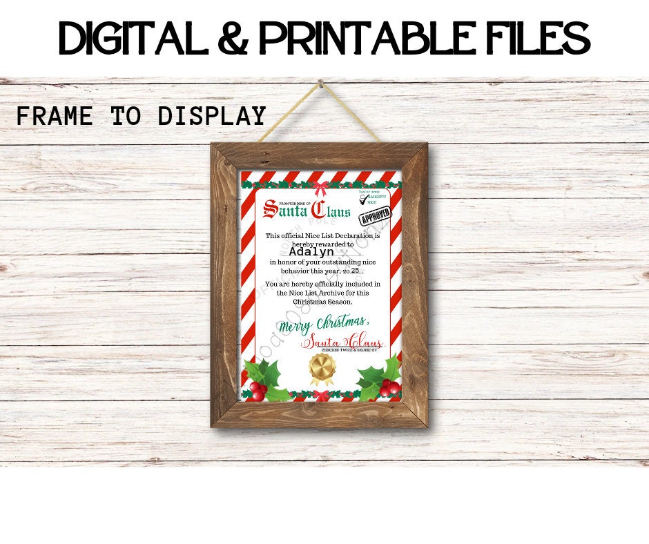 Digital Santa Letter Letter to Santa KIT for Christimas - Etsy