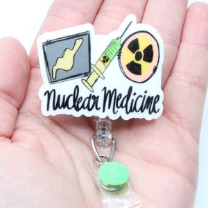 Nuclear Medicine Badge Reel, Nuclear Medicine, Nuclear Meds Gift ...