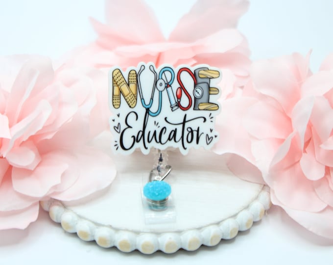 Nurse Educator Badge Reel, Nurse Educator, Educator, Nurses, Nurse ...