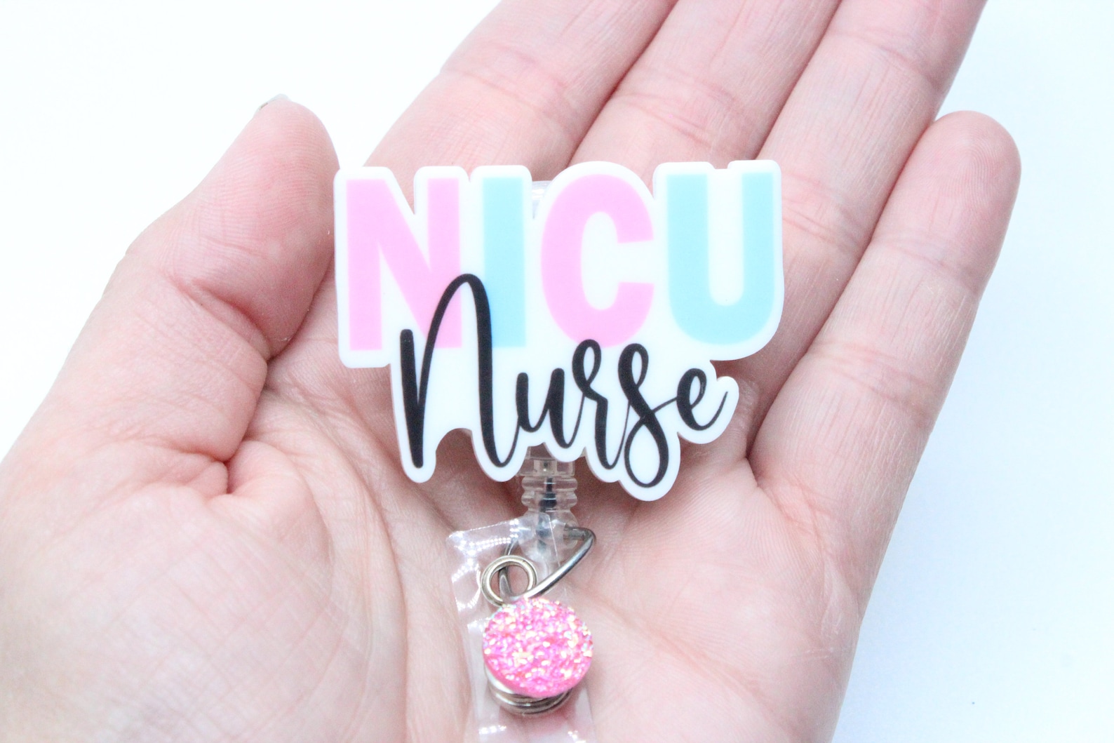 NICU Nurse Nicu-nurse-rn-nicu Badge Reel-badge Reel Custom - Etsy