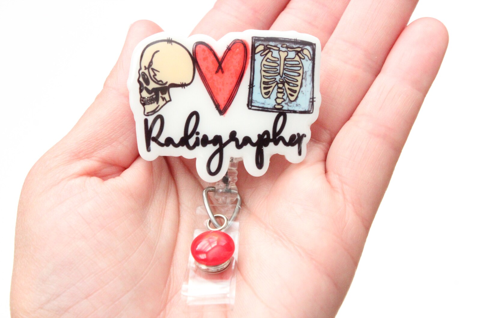 Radiographer Badge Reel Radiographer Radiology Radiology | Etsy