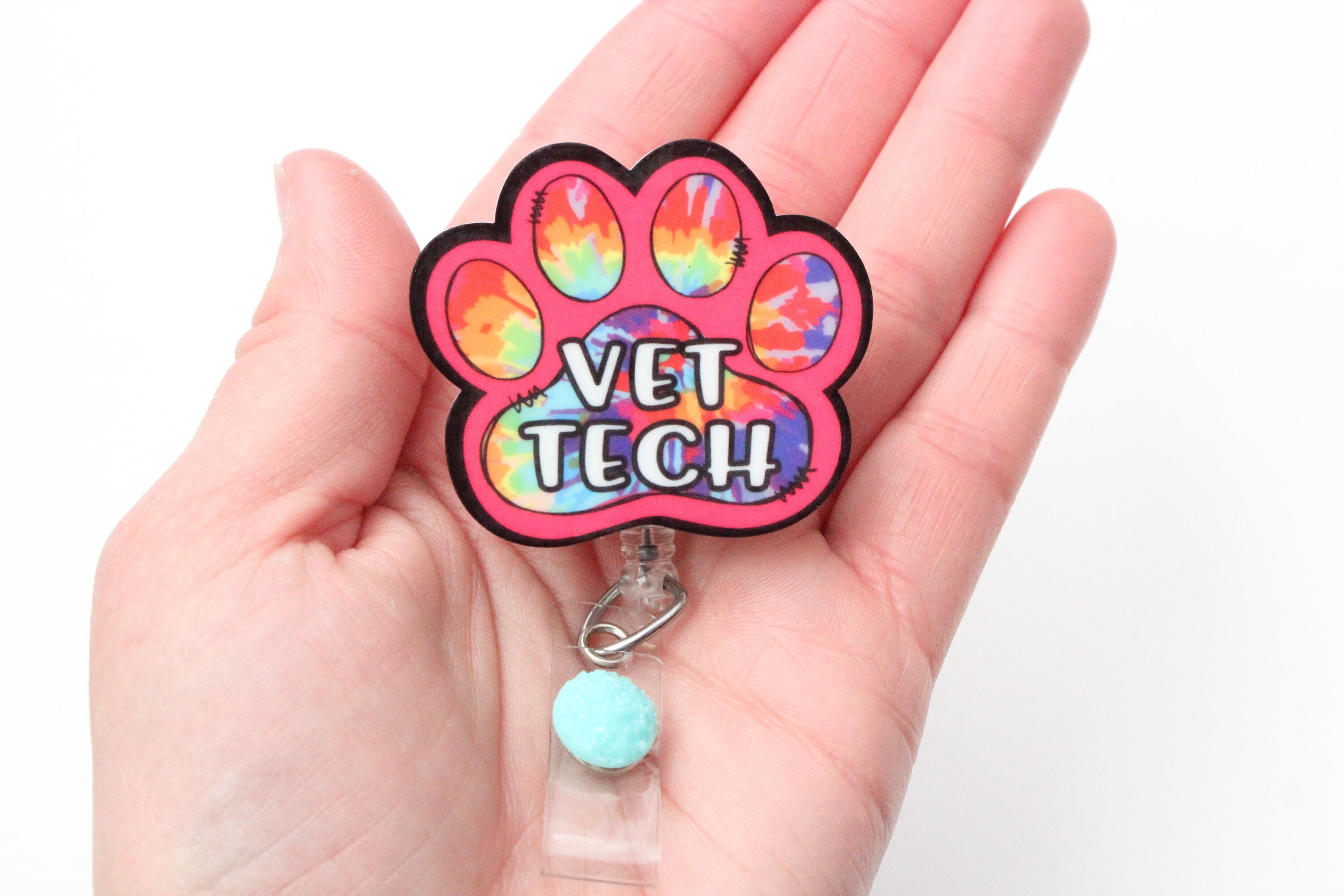 Vet Tech Badge Reel Vet Tech Vet Tech Gift Vetenarian - Etsy España