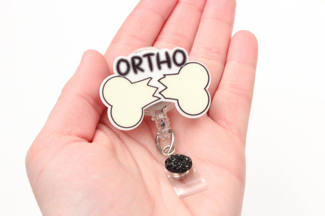 Orthopedic Badge Reel-ortho Badge Reel- Ortho Nurse- Orthopedic ...