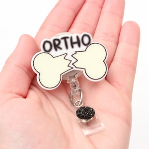 Orthopedic Badge Reel-ortho Badge Reel- Ortho Nurse- Orthopedic ...