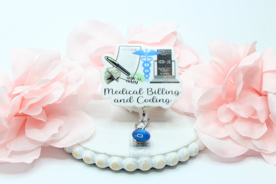 Medical Billing and Coding Badge Reel, Medical Coder, Badge Reels ...