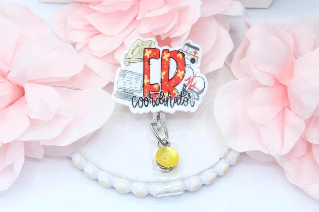 ER Coordinator Badge Reel, ER Coordinator, ER Coordinator Gift ...