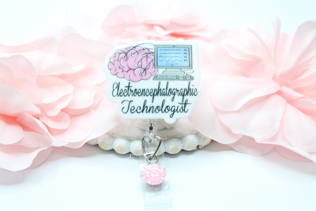 EEG Badge Reel, Electroencephalographic Technician, Badge Reels ...