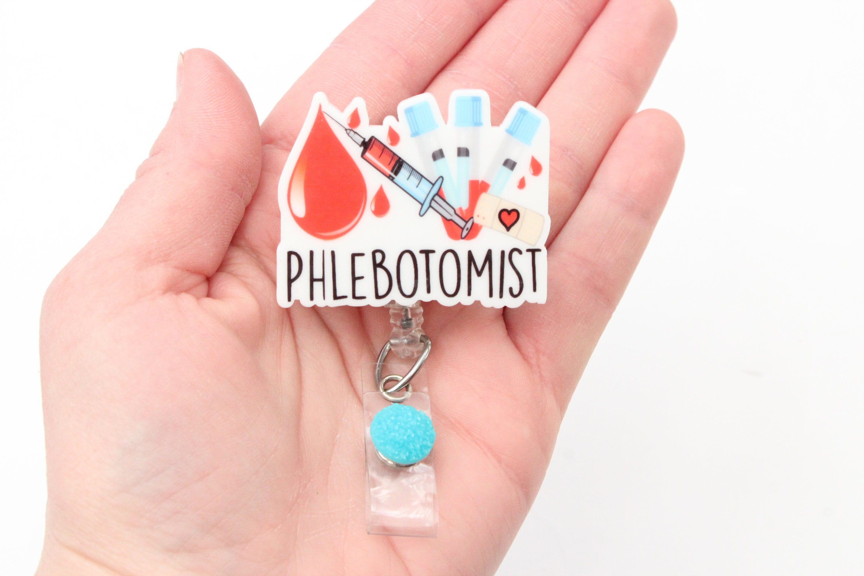 Phlebotomist Badge Reel Phlebotomist Phlebotomist Gift | Etsy