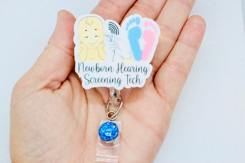 Newborn Hearing Screening Tech Badge Reel Newborn Hearing - Etsy Canada