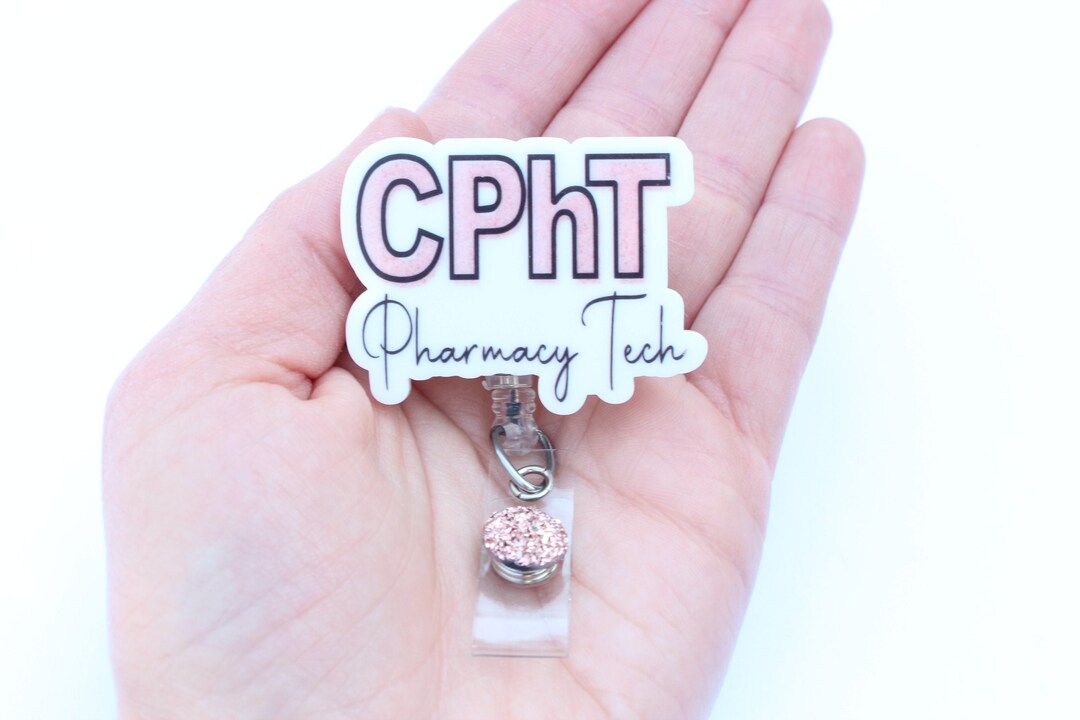 Certified Pharmacy Technician,pharmacy Tech, Cpht, Pharmacy Tech Badge ...