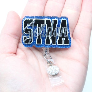 State Tested Nursing Assistant Badge Reel, STNA Badge Reel, Stna,state ...