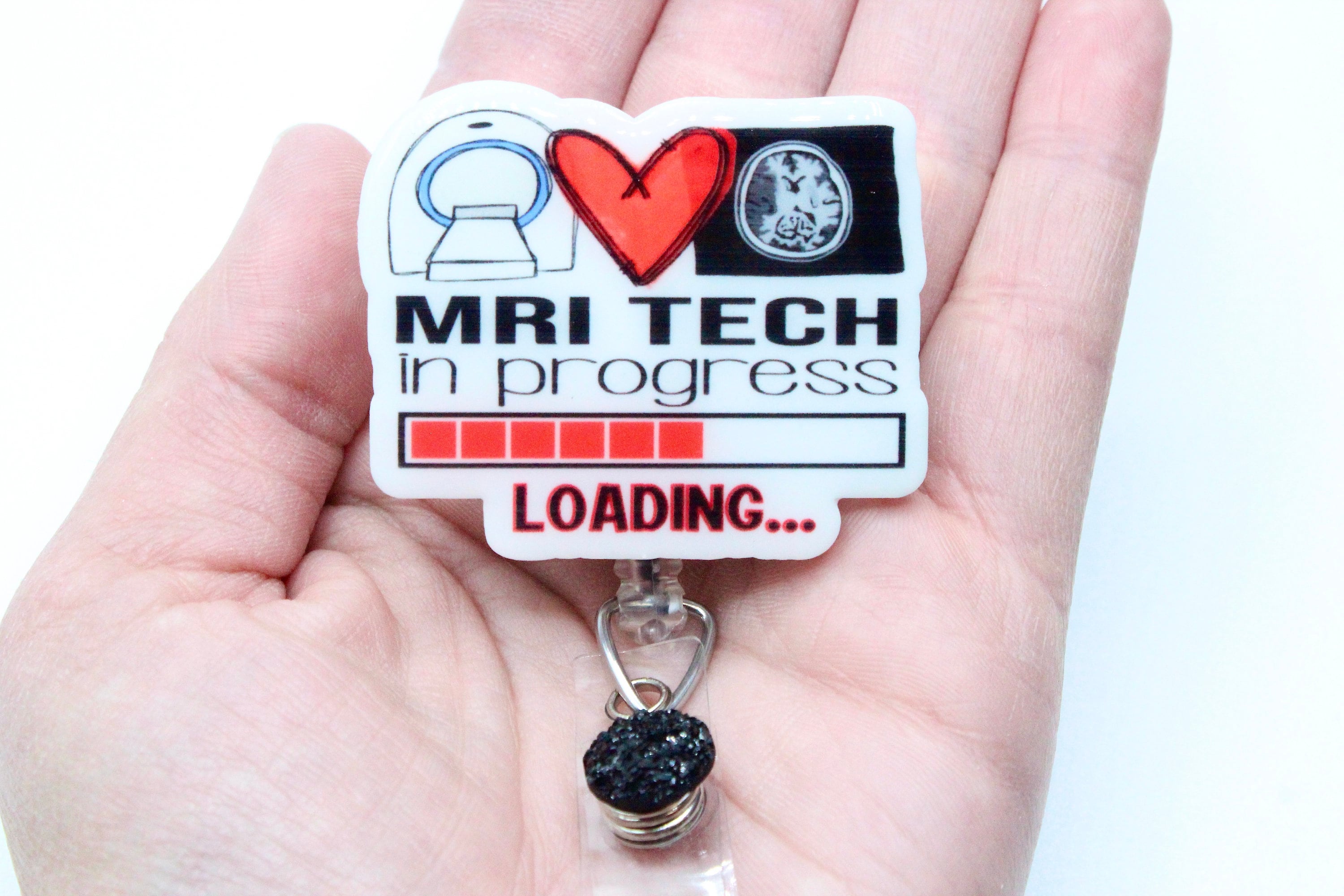 MRI Tech in Progress Badge Reel MRI Tech Badge MRI Tech - Etsy