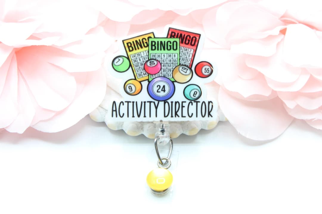 Activity Director Badge Reel, Activity Director, Activities Director ...