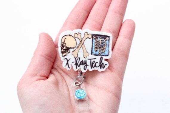 X-ray Tech Badge Reel-xray Tech Xray Technician Xray Badge | Etsy