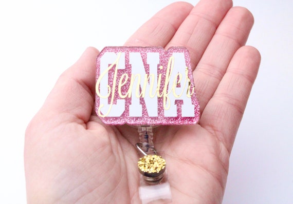 CNA CNA Badge Reelcertified Nursing Assistant Nursing - Etsy