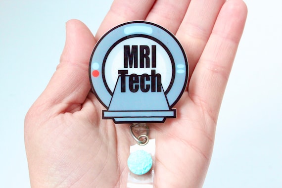 MRI Tech Badge Reel MRI Tech MRI Mrs Tech Gift Id | Etsy