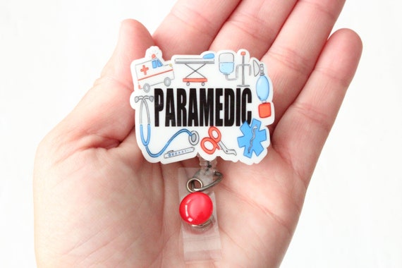 Paramedic Badge Reel-future Paramedic-paramedic Badge Reel | Etsy