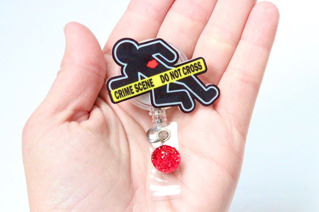 Crime Scene Investigator Badge Reel Crime Scene Badge Reel - Etsy