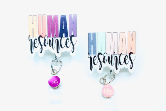 Human Resources Badge Reel Human Resources HR Badge Reel - Etsy
