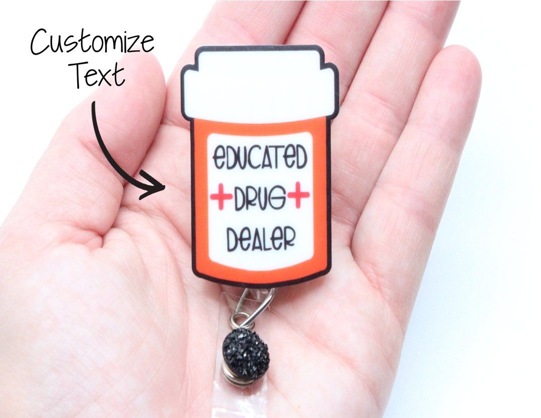 Pill Bottle Badge Reel,medicine Bottle Badge Reel,medicine Bottle ...