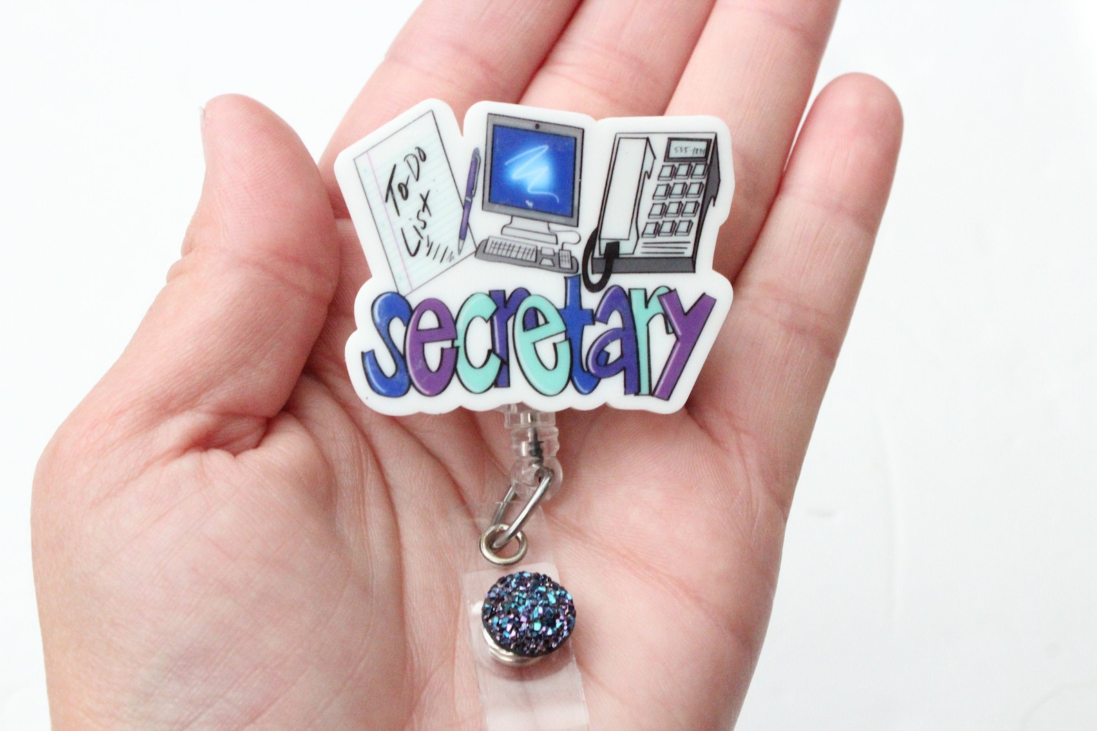 Secretary Badge ReelSecretary Office Staff Receptionist | Etsy