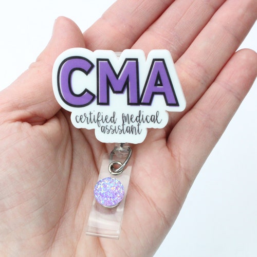 Medical Assistant Badge Reel Medical Assistant MA Medical | Etsy