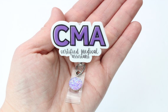 CMA Badge Reel Certified Medical Assistant Medical - Etsy