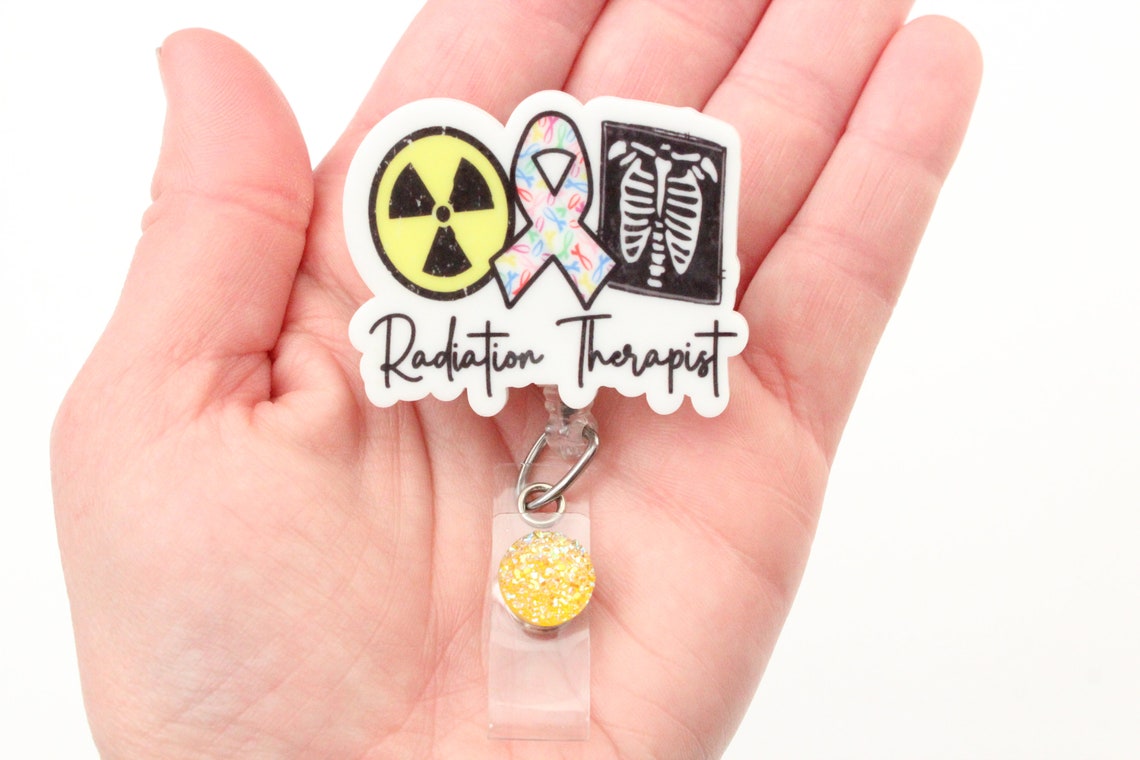 Radiation Therapist Badge Reel Radiation Therapistradiation - Etsy