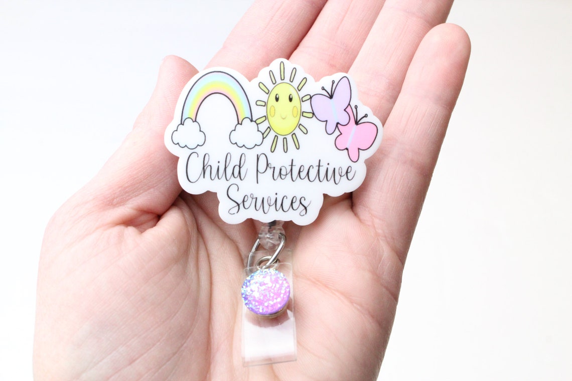 Child Protective Services Badge Reel CPS Badge Reel CPS - Etsy