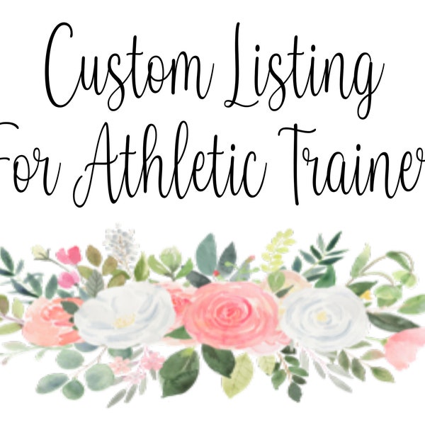 Athletic Trainer Badge Reel - Etsy