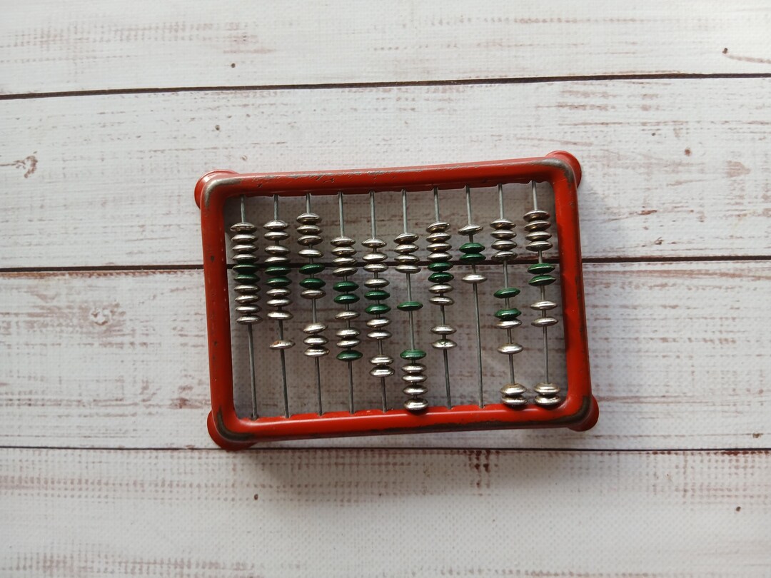 Small Metal Vintage Kids Abacus - School Abacus 1960s - Classroom ...